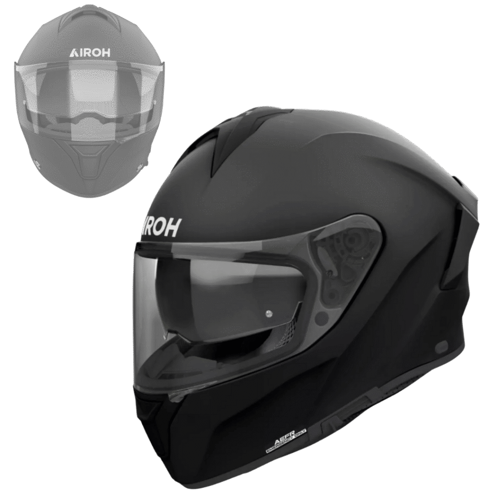 Casque Moto Airoh Spark 2 Noir Mat pas cher– Promotion spéciale - Kent1moto – Concession Moto ...